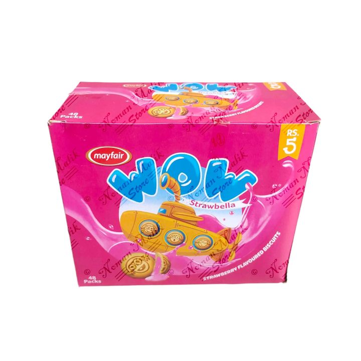 Wow Strawberry biscuit 30 packs | Daraz.pk