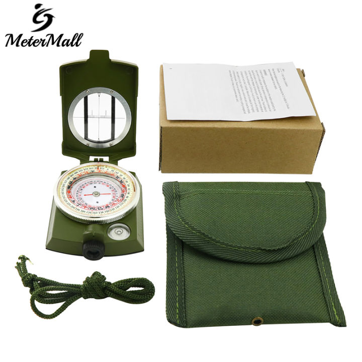 MeterMall Outdoor Pocket Compass Metal Compass With 360° Rotatable Dial ...