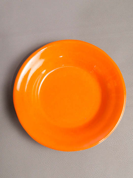 Melamine Double Glazed Plate Orange MP08 | Daraz.pk