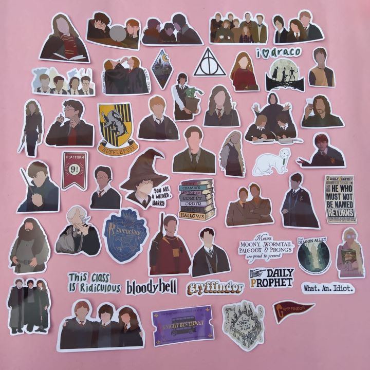 50/25pcs HARRY JAMES POTTER sticker pack of all films and books ...