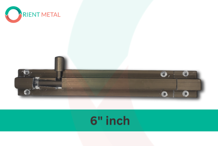 Orient Metal 6 Inch Aluminum Tower Bolts Chatkhani Kundi Lock Easy ...