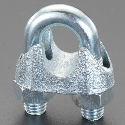 2 Pcs Wire Rope Clamp | U-Shaped Wire Rope Clips | Steel Cable Grip ...