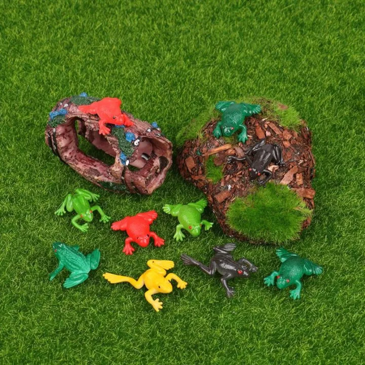 5pcs For Buoyant Water Animal Scary Spoof Simulation Frog Model Frogs ...