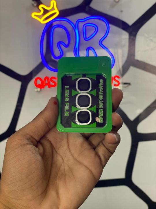 Infinix Hot 60 Pro / Hot 60 Pro Plus Camera Lens Ring Tempered Glass ...