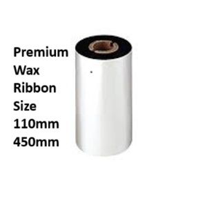 Premium Wax Ribbon | Barcode Ribbon Roll | Label Printer Ribbon | Size ...