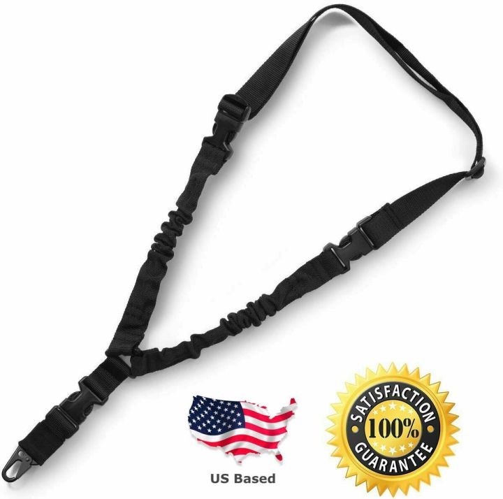 Heavy Duty Tactical Single Point Rifle Gun Sling w/ Quick Release QD ...