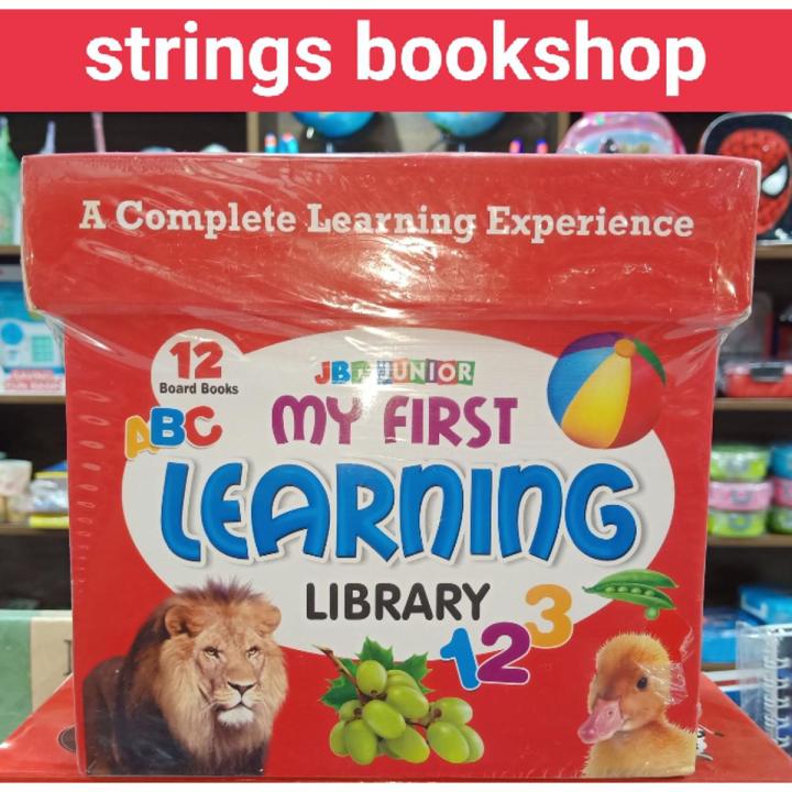 My first learning library for kids board books library alphabet board ...