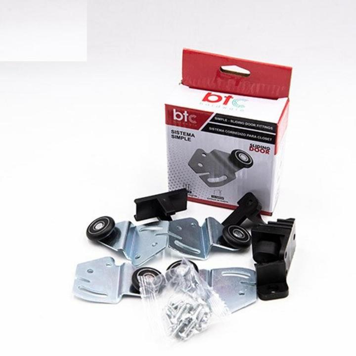 Sliding Door Fitting - Single Railing Wheel - MS | Daraz.pk