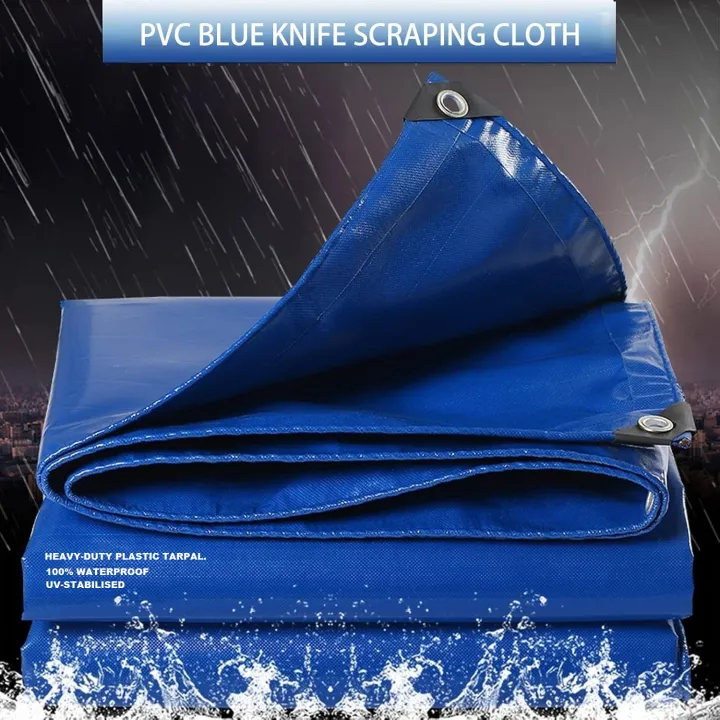 Heavy Duty Plastic Tarpal ,Dark blue,Made in Korea,100% Waterproof ...