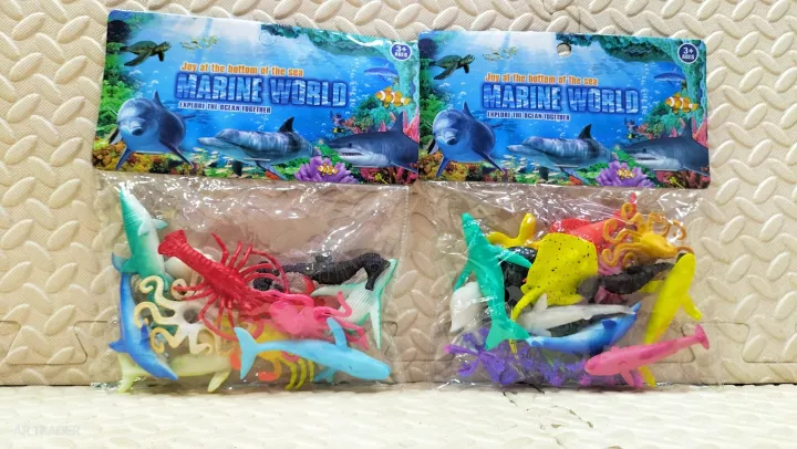 Ocean Figure Sea Creatures Animal Water Toy For Kids Boys Girls Toys ...