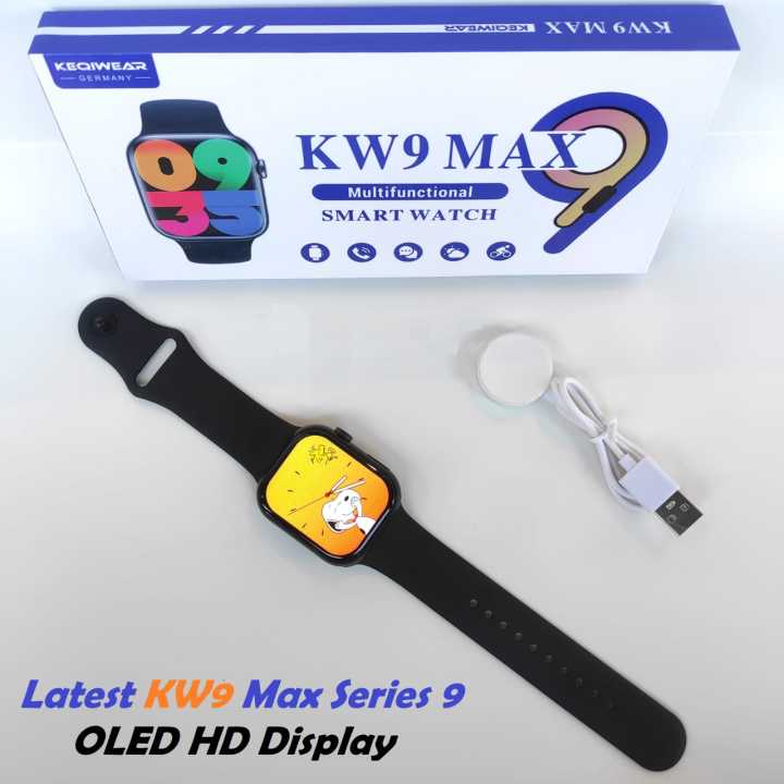 KW9 MAX Series 9 Smart Watch | 24 Hrs Always on Amoled Display | 2 GB ...