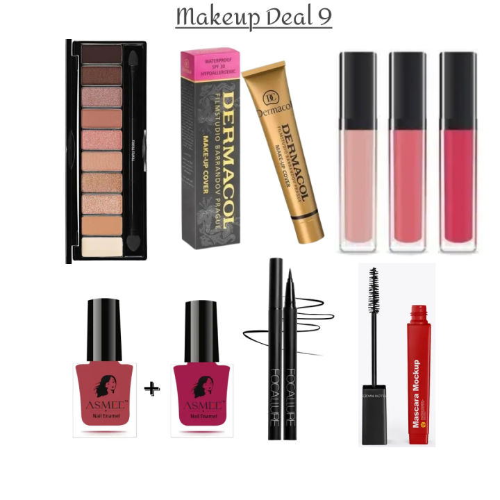 Pack of 9 Daily Makeup Deals Cosmetics High Quality | Daraz.pk