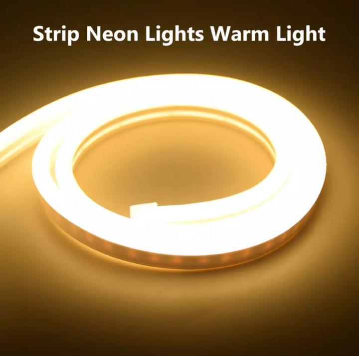 Warm White LED strip Flexible NEON Rope Light waterproof/LED Neon ...