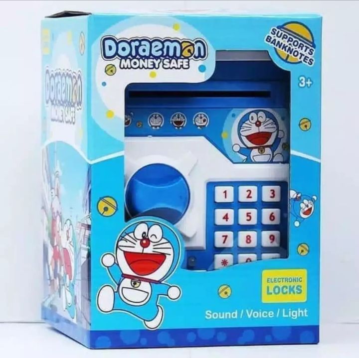 Doraemon Mini Atm Money Saver Box - Kids Atm Money Bank | Daraz.pk