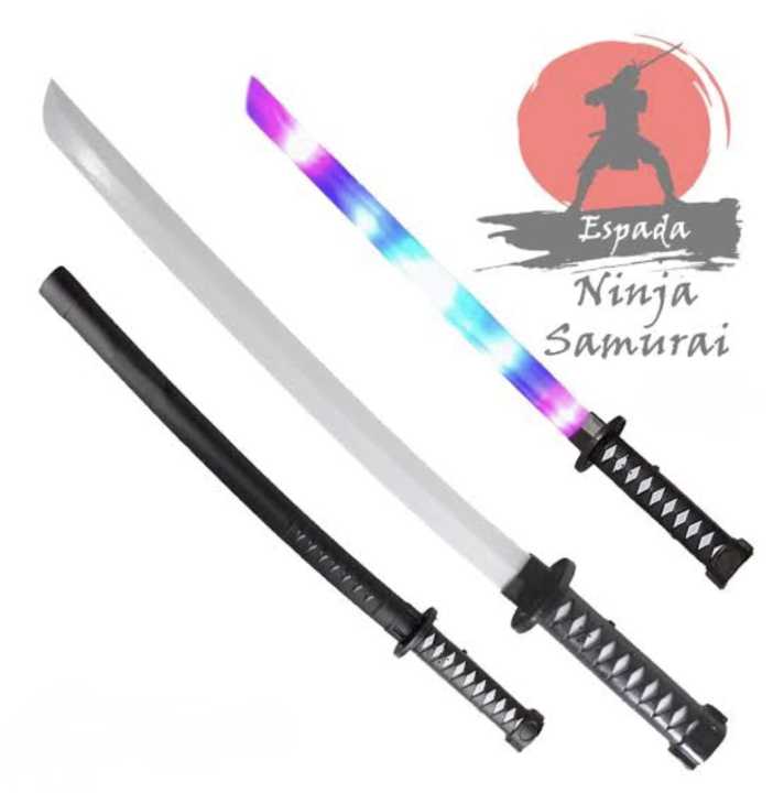 New Luminous Glowing Ninja Samurai Sword Toy with Led light Sound ...