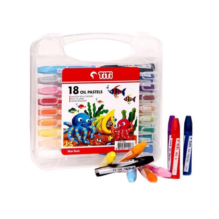 Titi Oil Pastel 18 Color Box | Daraz.pk