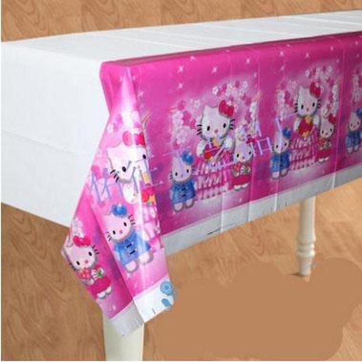 Hello kitty table cover birthday theme | Daraz.pk