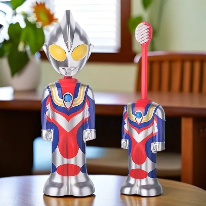 New Bounce Ultraman Toothbrushes Soft Bristle Cartoon Children's ...