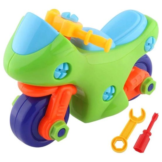 Bike Toy Meccano Disassembly Early Learning Educational Toy for Kids ...