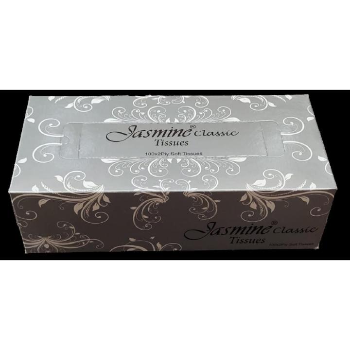 Jasmine Classic Tissue Box (100 X 2ply = 200 Sheets) | Daraz.pk