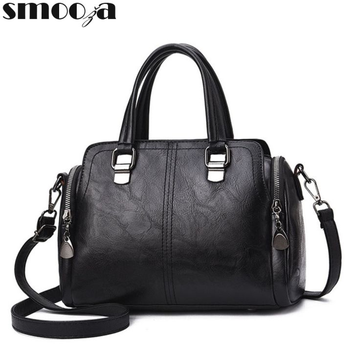 SMOOZA Vintage Top-handle Bag Women Crossbody Bag Shoulder Bag Lady ...
