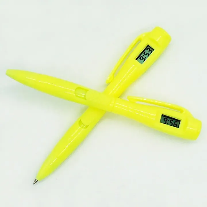 Safego Ballpoint Pen Retractable Portable Digital Watch Ballpoint Pen ...
