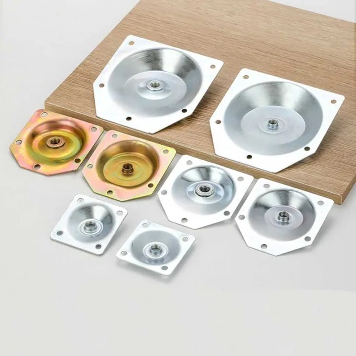 Leg Fixing Sofas Connecting Table Feet Set Mounting Plates Galvanized ...