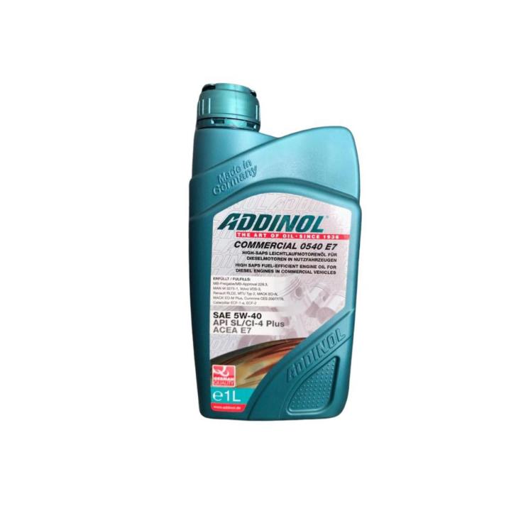 ADDINOL COMMERCIAL 0 5W-40 E7 DIESEL ENGINE OIL 1 Liter | Daraz.pk