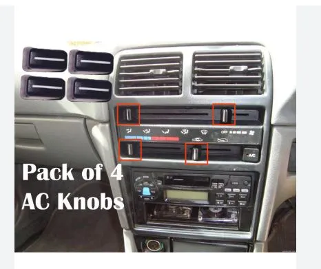 Suzuki Cultus old AC Grill Knobs 4Pcs | Pack of 4 AC GrillKnobs Suzuki ...