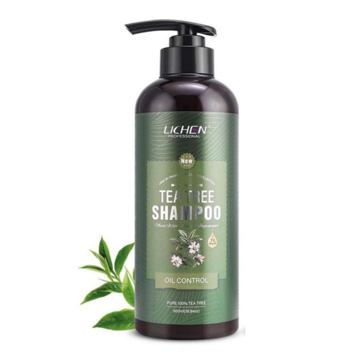 Lichen Tea Tree Oil Shampoo 500ML - Sulfate and Paraben Free with ...