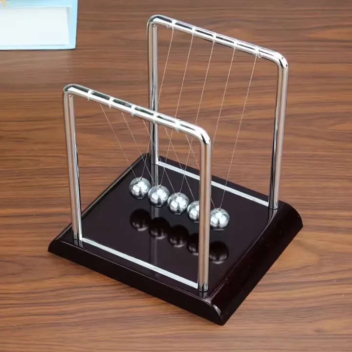 Newton’s Cradle Desktop Physics Toy | Metal Balance Balls Motion Model ...