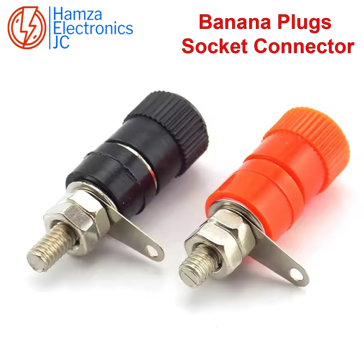 1/2/5 Pairs Terminal Blocks JS-910B 4mm Amplifier Terminal Connector Binding Post Banana Plug ...