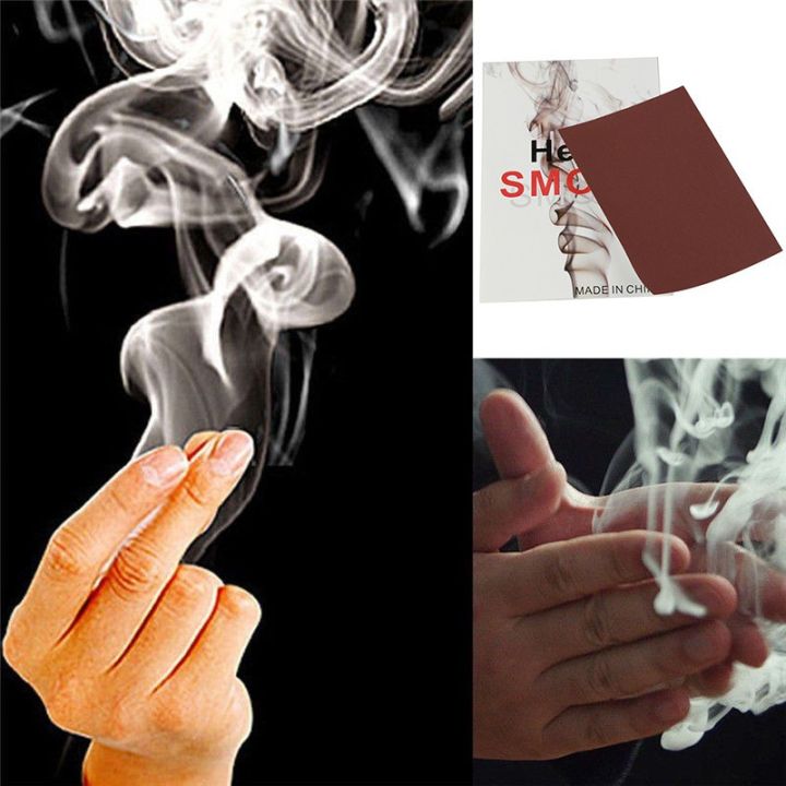 10PCS Adorable Finger Smoke Magic Paper Trick Magic Illusion Stage 5 ...