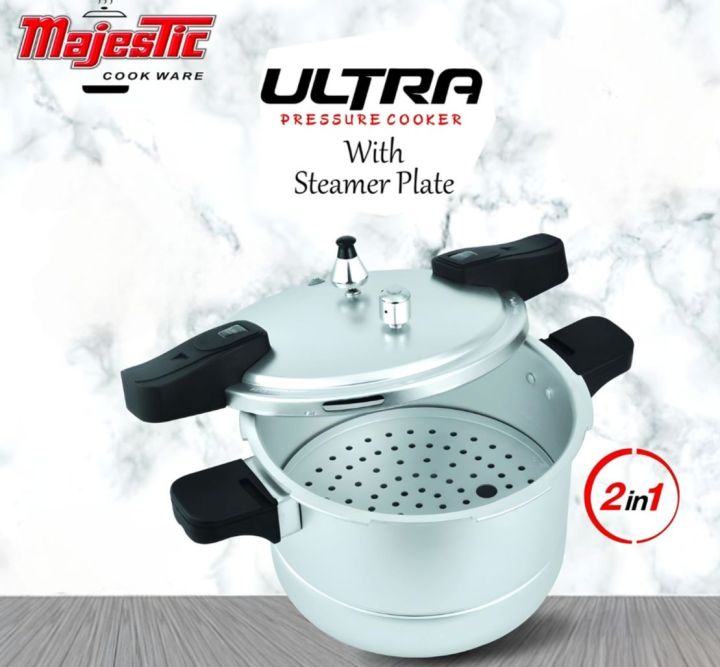 original domestic Majestic Ultra Steamer Cooker 7 /9/11Ltr | Daraz.pk