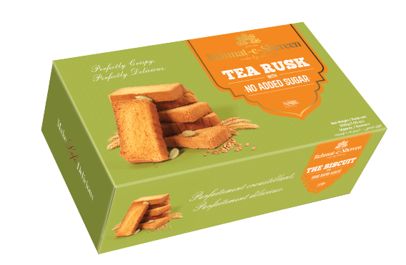 Rehmat e Shireen Tea Rusk 200gm (NO SUGAR ADDED) | Daraz.pk