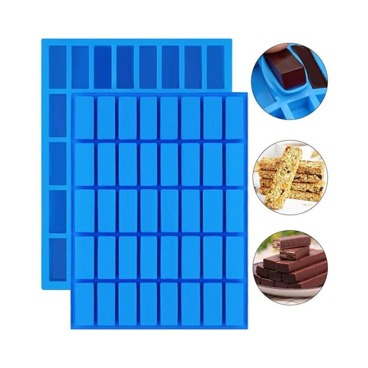 Silicone Rectangle Shape Chocolate Bar Mold 40 Cavity | Daraz.pk