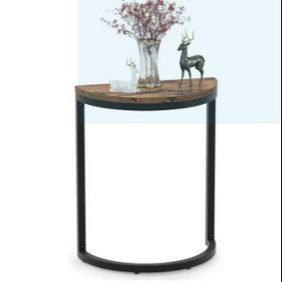 Tribesigns End Table, Half Circle Entryway Console Table, Small Semi ...