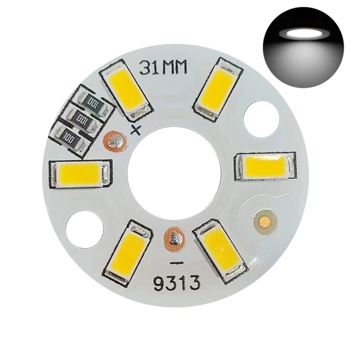 5PCS Accessories 3W 5W 10W LED Source Chip White/Warm White Round Light ...