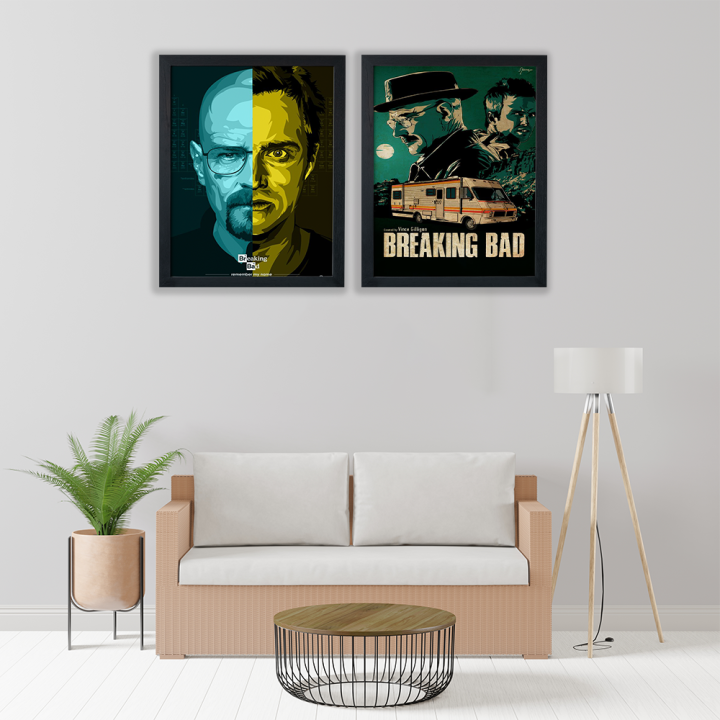 MyFrame - Breaking Bad Movie Posters Wall Art Frame for Room Decoration ...