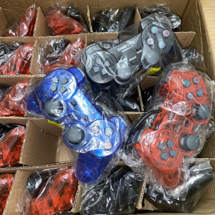 PS2 game console handle PS1 unilateral vibration color with the new ...