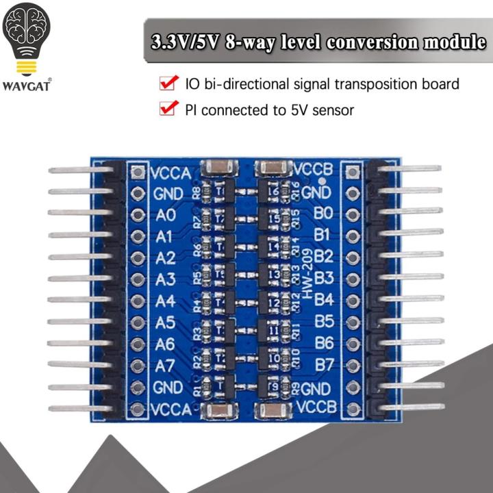 8 channel level conversion module two-way conversion between 3.3V and 5V IO access 5V sensor for ...