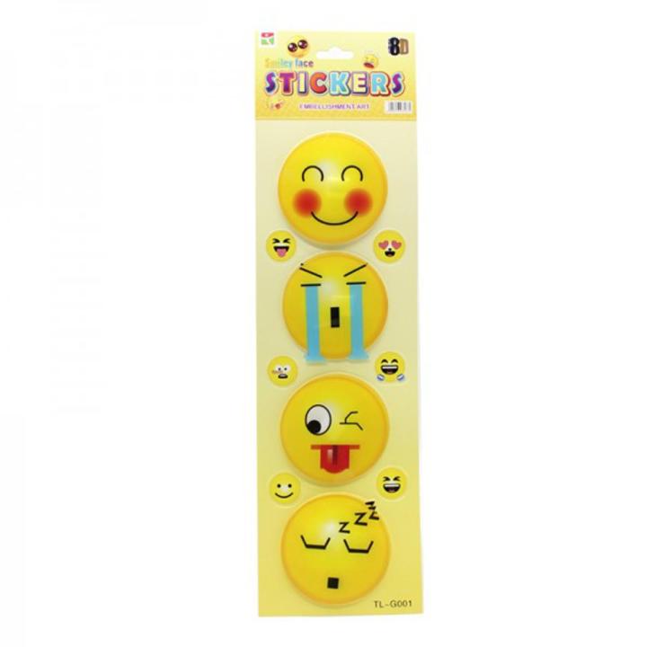 8D Smiley Stickers Pack - Large - Kids Activity & Fun Thing - Makes ...