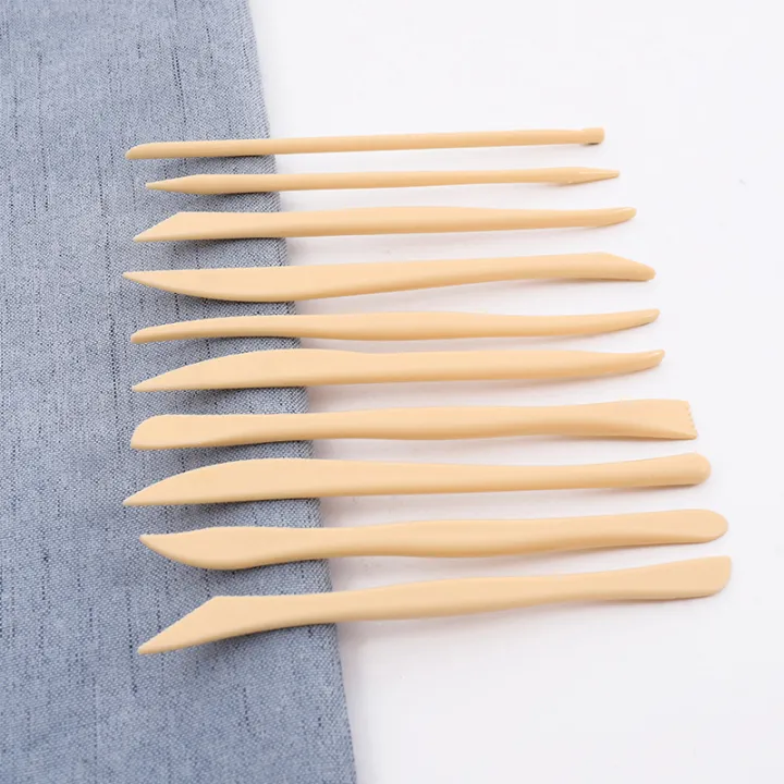 10 Pcs Clay Sculpture Tool Set Carving Diy Wooden /Plastic Pottery ...
