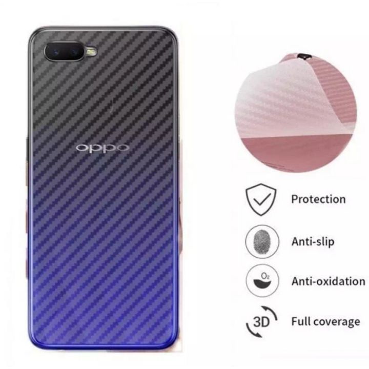 OPPO_A7, Mosaic Design Carbon fibre Back Protector Sheet | Daraz.pk