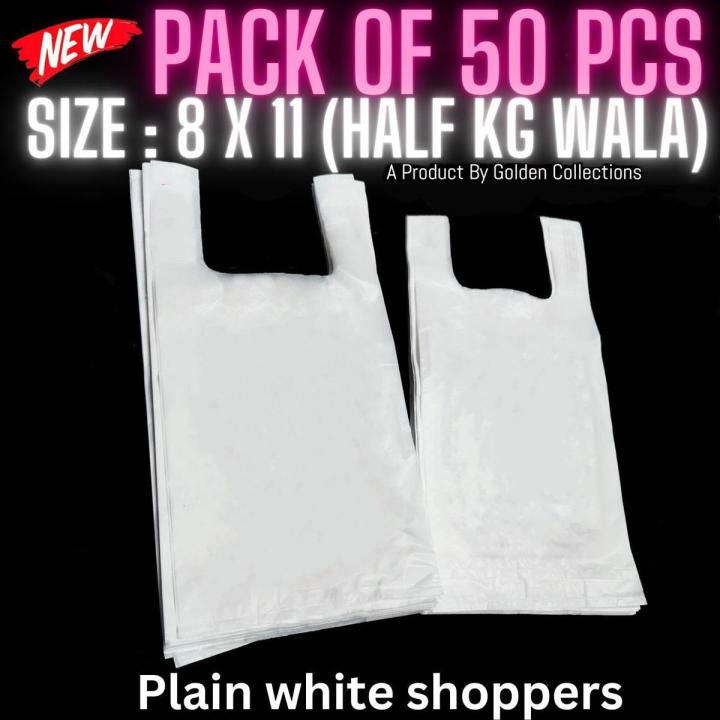 Pack of 50 Biodigradable Plastic Shopping Bags, shoppers , Bags ...