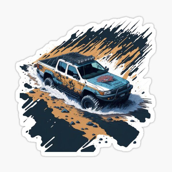 Hilux toyota Revo car stickers for laptop, mobile back, notebook ...