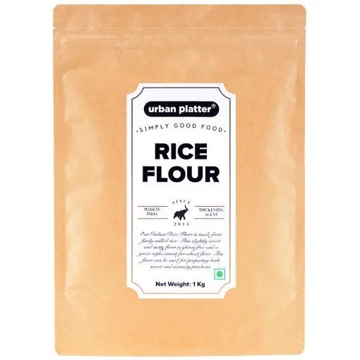 URBAN PLATTER INDIAN RICE FLOUR, 1KG (FINE ALL-PURPOSE CHAWAL ATTA FOR ...