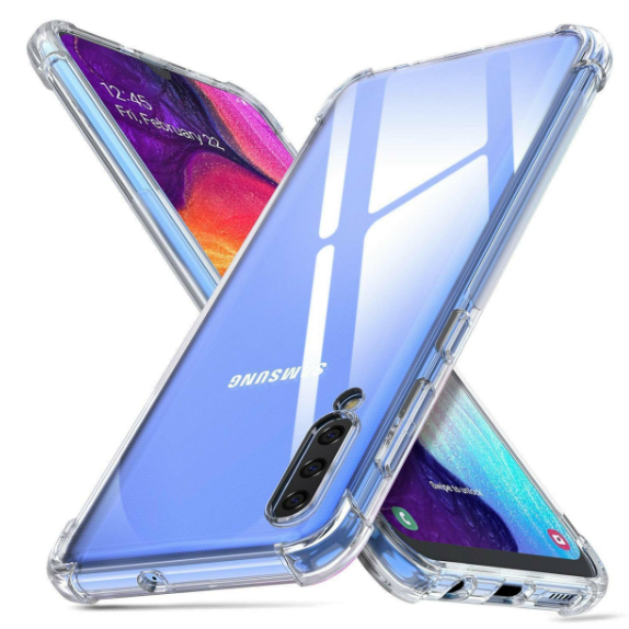Samsung A50 Anti-Shock Air Cushions Drop Resistance Transparent TPU ...