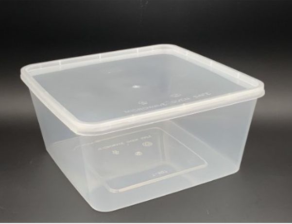 25 pcs 2000ml Plastic Disposable Boxes For Food Packing and Food ...