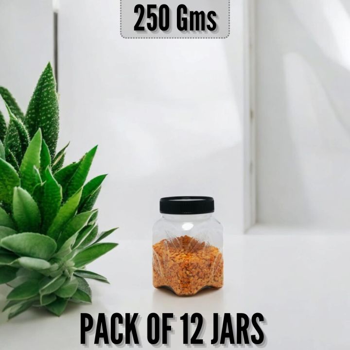 12 PCS LEAF JAR MINI PLASTIC KITCHEN JARS BOX STORAGE BURNI ORGANIZER ...